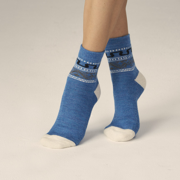 Wuaman Inca Shorty Alpaca Socks | Fluff Alpaca