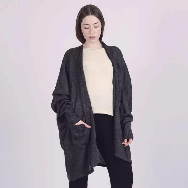 Yaja Alpaca Cardigan | 100% Baby Alpaca Knitwear | Fluff Alpaca